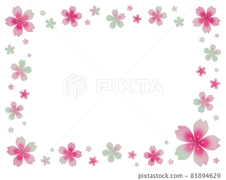 Cherry tree frame - Stock Illustration [83894629] - PIXTA