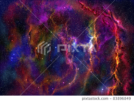 Red nebula spreading on the net - Stock Illustration [83896849] - PIXTA