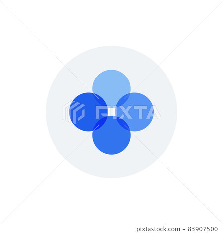 OKEX (OKB) coin icon isolated on white background. - Stock Illustration ...