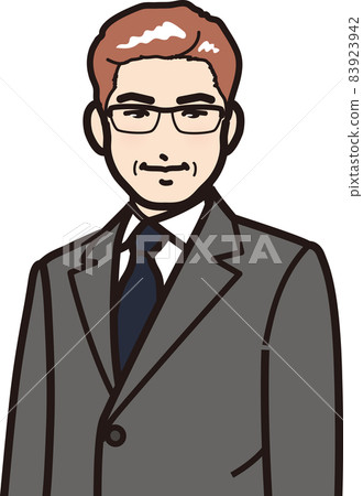 Boss standing diagonally - Stock Illustration [83923942] - PIXTA