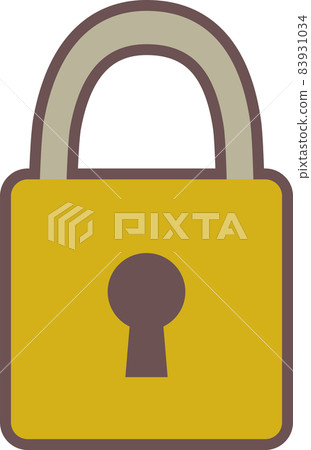 Illustration of a square key with a keyway - Stock Illustration ...