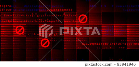 Abstract Technology Binary Code Dark Red... - Stock Illustration [83941940] - PIXTA