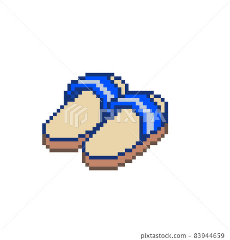Pixel art in sandals - Stock Illustration [83944659] - PIXTA
