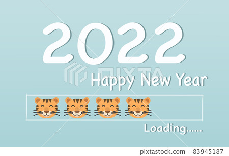 Happy new year (Tiger year). - Stock Illustration [83945187] - PIXTA