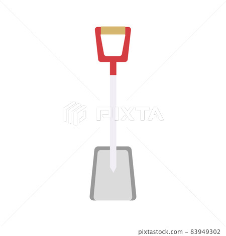 No shovel main line-illustration graphic material - Stock Illustration ...