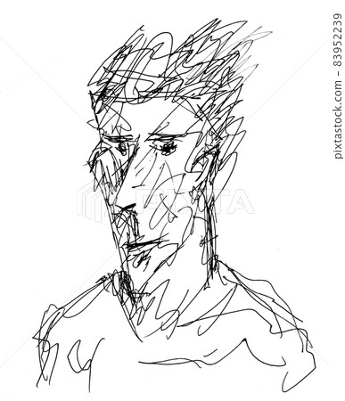 Simple pen drawing - Stock Illustration [83952239] - PIXTA