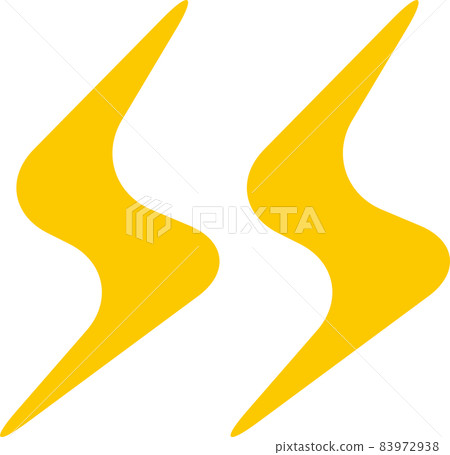 Cute thunder - Stock Illustration [83972938] - PIXTA