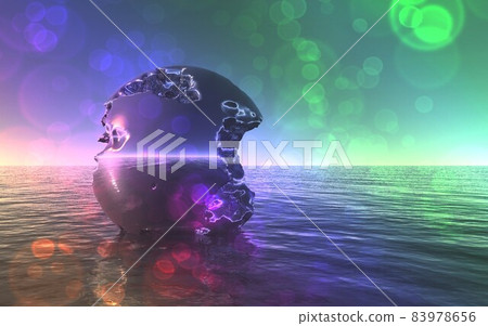 Sphere art Breaking sphere - Stock Illustration [83978656] - PIXTA