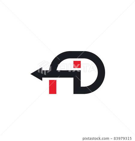 fid or fd letter arrow icon vector...-插圖素材 [83979315] - PIXTA圖庫