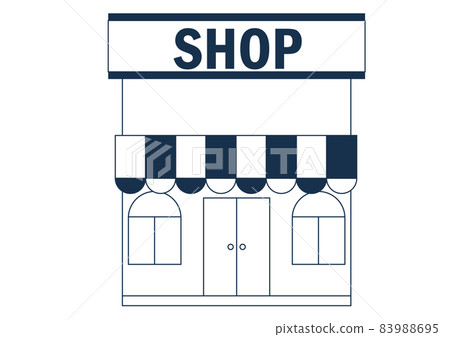 Simple one-color black-and-white line drawing... - Stock Illustration ...