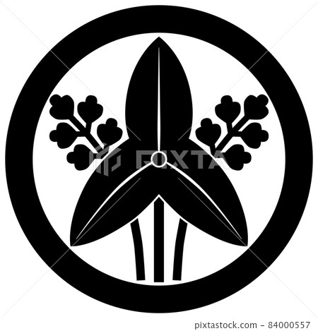 It is the family crest of Ogawa Suketada. My... - Stock Illustration ...