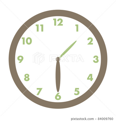 Clock 1:30 - Stock Illustration [84009760] - PIXTA
