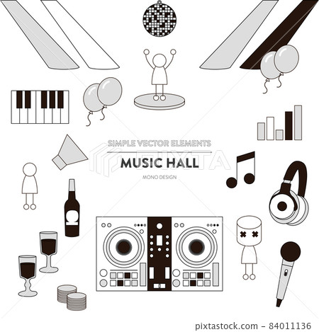 Simple music / club design graphic... - Stock Illustration [84011136 ...