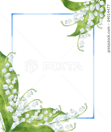 Lily of the valley flower frame - Stock Illustration [84014477] - PIXTA