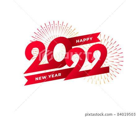 2022 happy new year modern celebration background - Stock Illustration ...