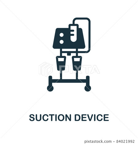 Suction Device icon. Monochrome sign from... - Stock Illustration ...