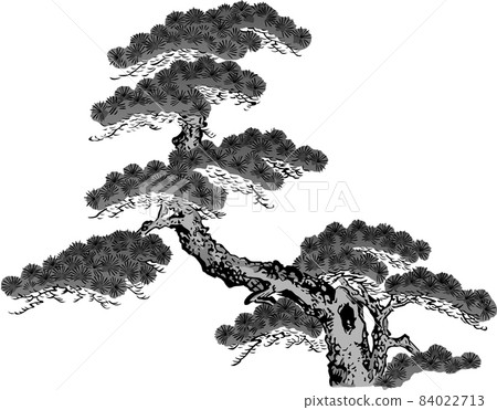 Ukiyo-e pine part 17 - Stock Illustration [84022713] - PIXTA