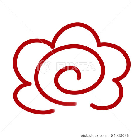 Hanamaru red - Stock Illustration [84038086] - PIXTA