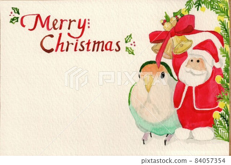 Santa and Koza Kleinko Xmas Cards - Stock Illustration [84057354] - PIXTA