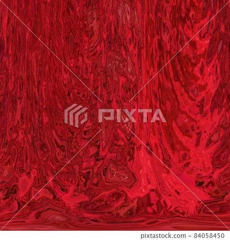 Red red material decoration - Stock Illustration [84058450] - PIXTA
