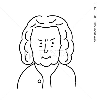 Bach Bach Illustration Classic Musician - Stock Illustration [84067919 ...