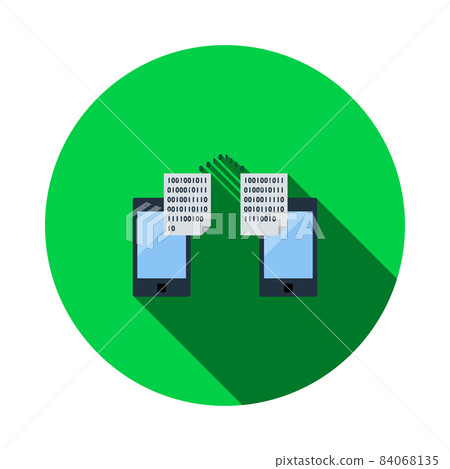 Exchanging Data Icon - Stock Illustration [84068135] - PIXTA