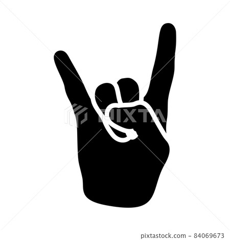 Rock Hand Icon - Stock Illustration [84069673] - PIXTA