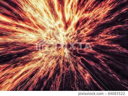 Illustration of exploding fire - Stock Illustration [84083522] - PIXTA