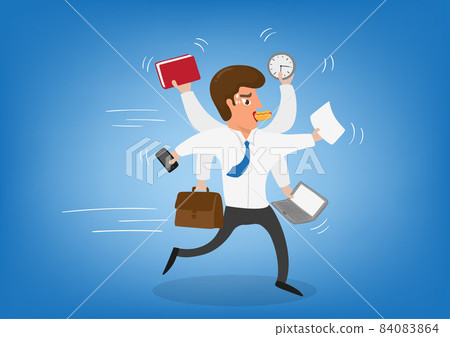 business people running to achieve the goal Run... - Stock Illustration ...