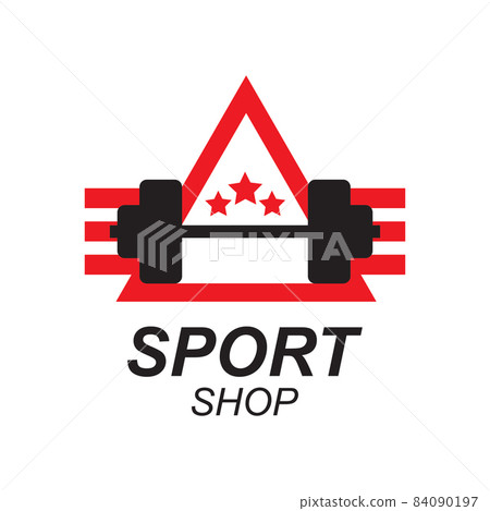 Vector logo of a sports goods store - Stock Illustration [84090197] - PIXTA