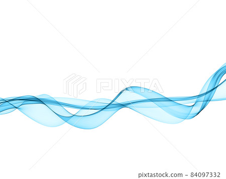 Rippling water surface-like lines - Stock Illustration [84097332] - PIXTA
