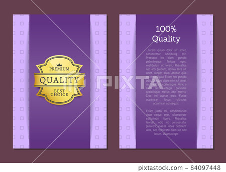 Quality Premium Best Choice Poster Vector Label - Stock Illustration ...