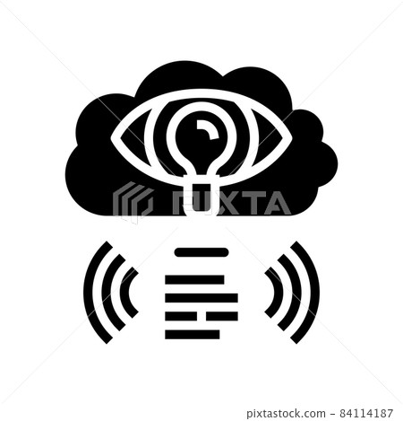 vision business achievement glyph icon vector... - Stock Illustration ...