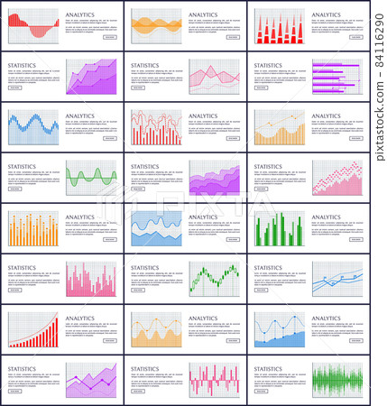 Statistics and Analytics Card, Vector Illustration - Stock Illustration ...