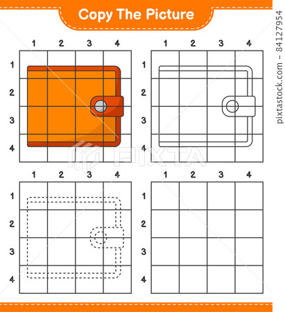 Copy the picture, copy the picture of Wallet... - Stock Illustration ...