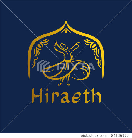 Dancing ethnic islamic dervish sufi in national...-插圖素材 [84136972 ...