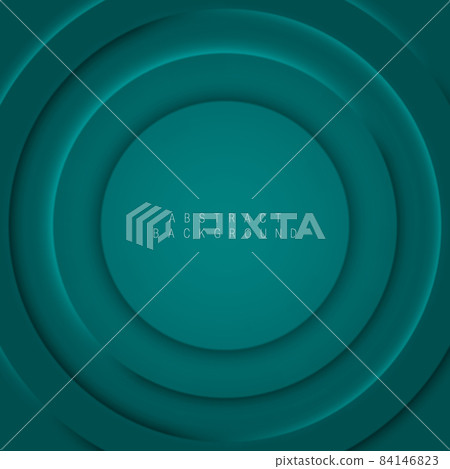 Abstract green illustration in neomorphic... - Stock Illustration ...