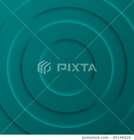 Abstract green illustration in neomorphic... - Stock Illustration ...