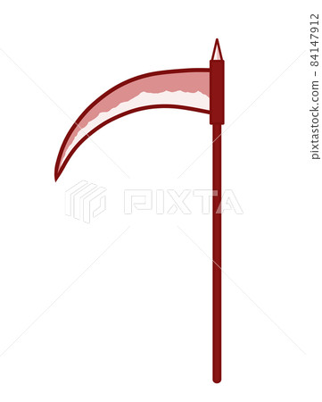 Reaper's sickle (red) - Stock Illustration [84147912] - PIXTA