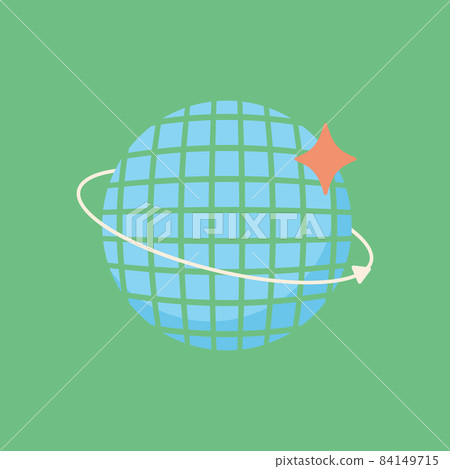 Simple and cute internet illustration - Stock Illustration [84149715 ...