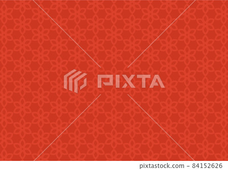 Background Japanese style floral pattern red - Stock Illustration ...
