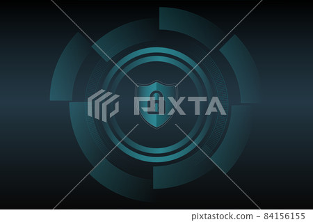 Shield protect icon. Antivirus interface.... - Stock Illustration ...