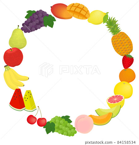 Fruit illustration ring - Stock Illustration [84158534] - PIXTA