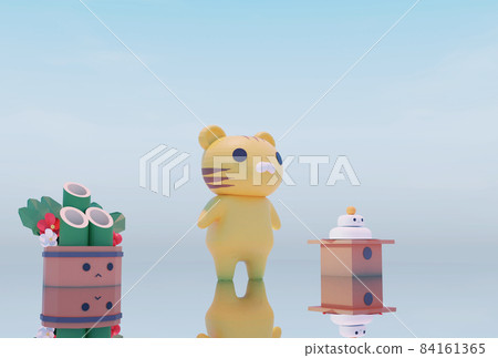 2022年新年賀卡虎年-插圖素材 [84161365] - PIXTA圖庫