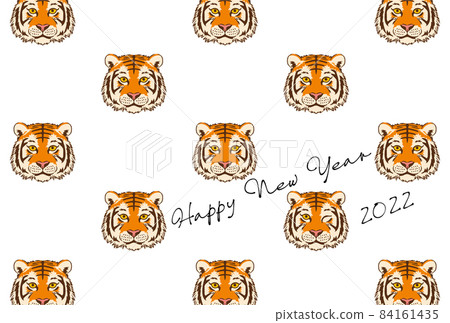 Tiger New Year's card - Stock Illustration [84161435] - PIXTA