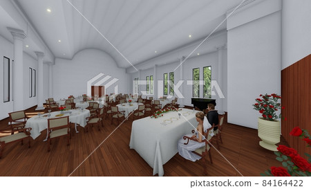 Wedding church bride and groom - Stock Illustration [84164422] - PIXTA