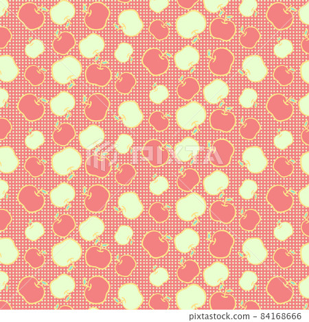 Apple pattern background - Stock Illustration [84168666] - PIXTA