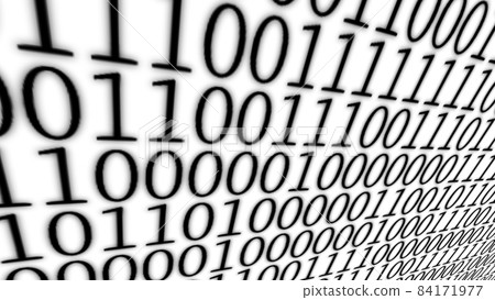 Numbers Binary numbers Random enumeration CG... - Stock Illustration ...