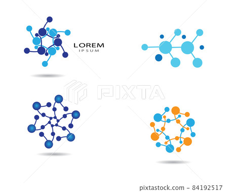 Molecule vector icon illustration design - Stock Illustration [84192517 ...