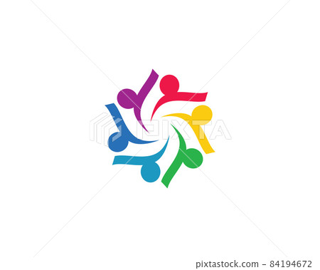 Community vector icon illustration design - Stock Illustration ...